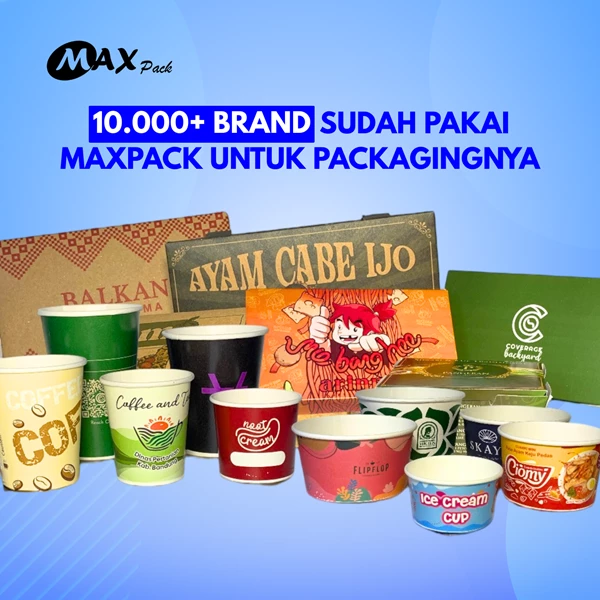 Jual Gelas Plastik PET Cup Custom MaxPack Food Grade 12oz–23oz Sablon ...